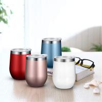 China Custom Stainless Steel Vacuum Insulated Wine Tumbler 12oz 18/8 Break Proof for sale