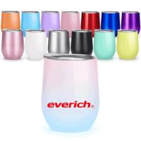 China Custom Stainless Steel Vacuum Insulated Wine Tumbler 12oz 18/8 Break Proof for sale