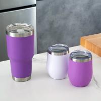 China Custom Logo 20oz 30oz Vacuum Insulated Stainless Steel Beer Tumbler Coffee Cup for sale