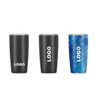 China 20 oz Stainless Steel Vacuum Insulated Tumbler with Straw for Hot Cold Drinks Beer Wine for sale