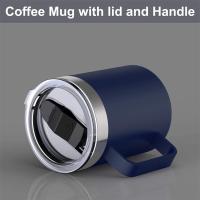 China 14oz 380ml 510ml Double Walled Stainless Steel Travel Coffee Mug with Lid for sale