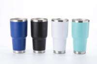 China Custom Logo Double Wall Stainless Steel Vacuum Insulated Tumbler Cup 600ml 900ml for sale