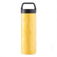 China 18oz Stainless Steel Water Bottles With Handmade Crashed Surface for sale