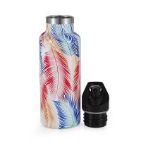 China Custom Logo 18/8 Stainless Steel Insulated Water Bottle 350ml Wide Mouth Vacuum Flask for sale