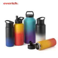 China Custom Logo 18/8 Stainless Steel Insulated Water Bottle 350ml Wide Mouth Vacuum Flask for sale