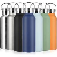 China Double Wall Vacuum Insulated Stainless Steel Water Bottle 1200ml 20oz for Camping Hiking Cycling Sports for sale