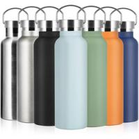 China Double Wall Vacuum Insulated Stainless Steel Water Bottle 1200ml 20oz for Camping Hiking Cycling Sports for sale