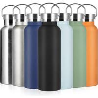 China Double Wall Vacuum Insulated Stainless Steel Water Bottle 1200ml 20oz for Camping Hiking Cycling Sports for sale