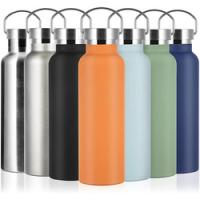 China Double Wall Vacuum Insulated Stainless Steel Water Bottle 1200ml 20oz for Camping Hiking Cycling Sports for sale