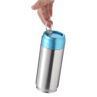 China Insulated Stainless Steel Water Bottle 12oz Spillproof Lid Custom Logo for sale