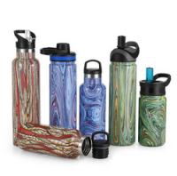 China Powder Coated Stainless Steel Sports Water Bottle 32oz 40oz Vacuum Insulated Wide Mouth for sale