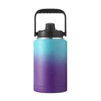China 1 Liter Double Wall Stainless Steel Mini Keg Vacuum Beer Growler with Tap 304 for sale