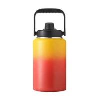 China 1 Liter Double Wall Stainless Steel Mini Keg Vacuum Beer Growler with Tap 304 for sale