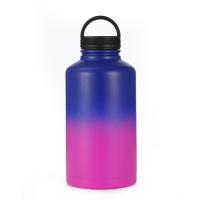 China 64oz Double Wall Insulated Stainless Steel Beer Growler 304 Grade 1 Gallon for sale
