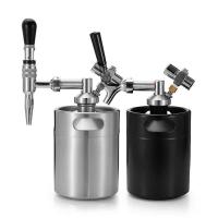 China Insulated 304 Stainless Steel Beer Keg 2L with Tap FDA LFGB Certified for sale
