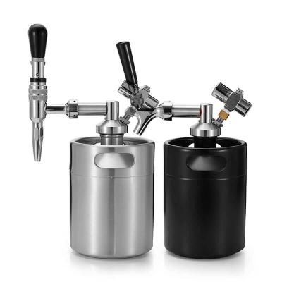China Insulated 304 Stainless Steel Beer Keg 2L with Tap FDA LFGB Certified for sale