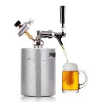 China Insulated 304 Stainless Steel Beer Keg 2L with Tap FDA LFGB Certified for sale