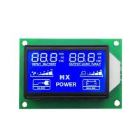 China Customized HTN LCD Display Screen With Full Or Semi Transparent Display Mode for sale