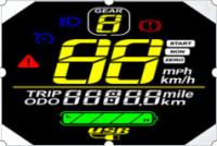 China 5.0V VA High Contrast LCD Display Rounded 7 Segment LCD Module Custom for sale