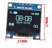 China 0.96 Inch OLED Display Module 128x64 Dot Matrix Low Power SSD1306 15pin for sale