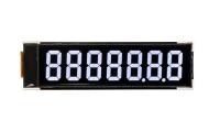 China Huaxing 20x4 Dot Matrix LCD Module ST7565R Controller High Contrast Alphanumeric Display for sale