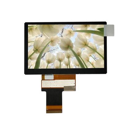 China 4.3 Inch IPS TFT LCD Capacitive Touchscreen 262K Color 300cd/m2 Industrial Display for sale