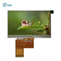 China 4.3 Inch IPS TFT LCD Display 300cd/m2 Capacitive Touchscreen Industrial for sale