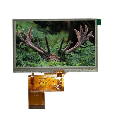 China HuaXing 4.3 Inch TFT LCD Capacitive Touchscreen ST7282 IC 105.5mmx67.2mm Industrial Display for sale