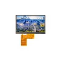 China 4.3 Inch I2C TFT LCD Capacitive Touch Screen Display 300cd/m2 High Brightness CTP Panel for sale