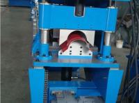 China 13-Station Roof Ridge Cap Roll Forming Machine 0.3-0.6mm Thickness 15m/min Speed for Galvanized Steel for sale
