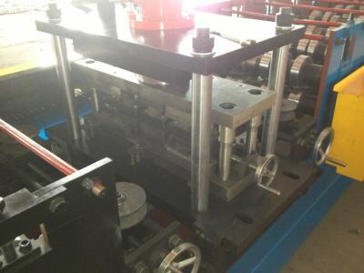 China Metal Fire Damper Roll Forming Machine 10m/min Speed 3 Ton Manual Uncoiler for sale