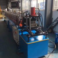 China 5.5KW Metal End Bottom Shutter Door Roll Forming Machine 2mm With Punching Galvanized for sale