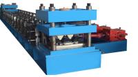 China Two Waves Highway Guardrail Roll Forming Machine 2-4mm Thickness 13 Stations 22kW Motor for sale