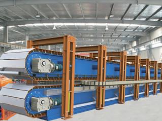 China Discontinuous PU Sandwich Panel Production Line with High Pressure PU Foam Pre-expander SHGY-300 for 6M and 12M Panels for sale