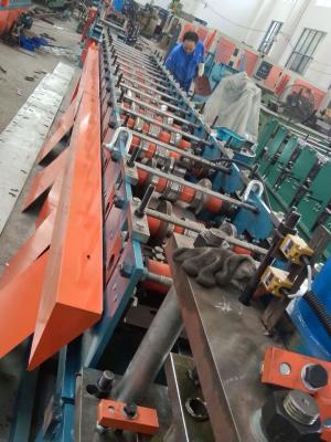 China Chain Drive Fire Damper Roll Forming Machine 16 Stations 10m/min Speed 11kW Motor for Metal Fabrication for sale