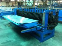 China G550 Galvanized Sheet Barrel Type Roof Panel Roll Forming Machine 0.15 - 0.4mm for sale