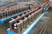 China Galvanized Steel PU Shutter Door Roll Forming Machine 38 Stations 11kw PLC Control for sale