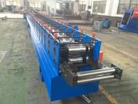 China Automatic Two Main Metal Shutter Door Roll Forming Machine 11500mm Length for sale