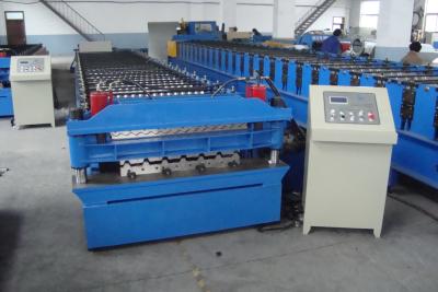 China 1000mm Double Layer Roll Forming Machine with 20 Station Roller, 0.25-0.8mm Steel Thickness, 7.5kW Motor for sale
