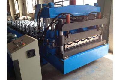 China Single Chain Drive Metal Roofing Sheet Roll Forming Machine 8m * 1.6m * 1.2m for sale