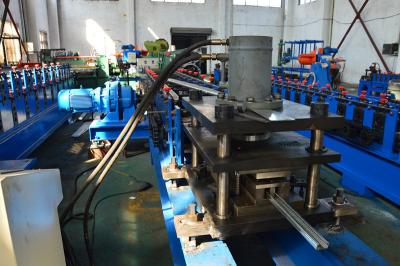 China 1.5-2.0mm Solar Strut Roll Forming Machine with 19 Roller Stations and 22Kw Motor for Hydraulic Punching and Cutting for sale