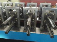 China 7.5Kw Single Chain Door Frame Roll Forming Machine 380V 50Hz with 12-15m/min Speed for sale