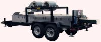 China Portable Galvanized Metal Water Guttering Roll Forming Machine 12-15m/min Speed 0.3-0.6mm Thickness for sale