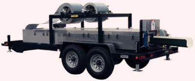 China Portable Galvanized Metal Water Guttering Roll Forming Machine 12-15m/min Speed 0.3-0.6mm Thickness for sale