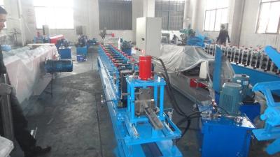China 3 Inch Door Bottom Rail Cold Roll Forming Machine 12m/min Production Capacity CE for sale