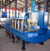 China Portable Galvanized Metal Water Guttering Roll Forming Machine 12-15m/min Speed 0.3-0.6mm Thickness for sale