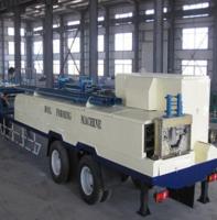 China Portable Galvanized Metal Water Guttering Roll Forming Machine 12-15m/min Speed 0.3-0.6mm Thickness for sale