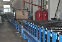 China Automatic PU Sandwich Panel Production Line 1220mm Coil Width 18mm Foam Thickness for Ceiling Panels for sale