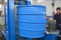 China Corrugated Roof Panel Crimping Curving Machine 8-10m/min Speed 0.4-0.8mm Metal Sheet for sale
