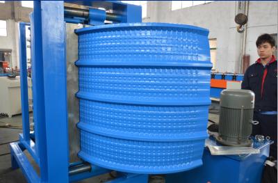 China Corrugated Roof Panel Crimping Curving Machine 8-10m/min Speed 0.4-0.8mm Metal Sheet for sale